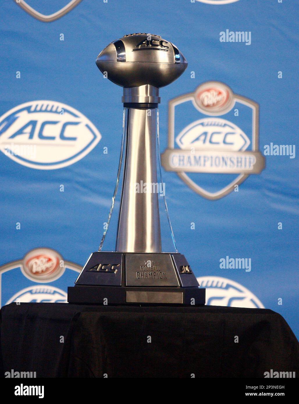 December 06 2014: The ACC Championship trophy at Bank of America ...