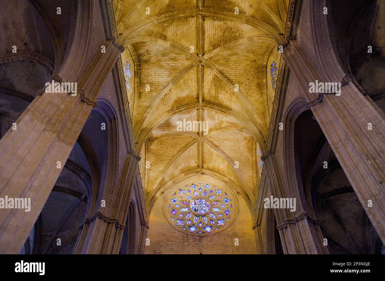 Vaults of the cathedral of seville hi-res stock photography and images ...