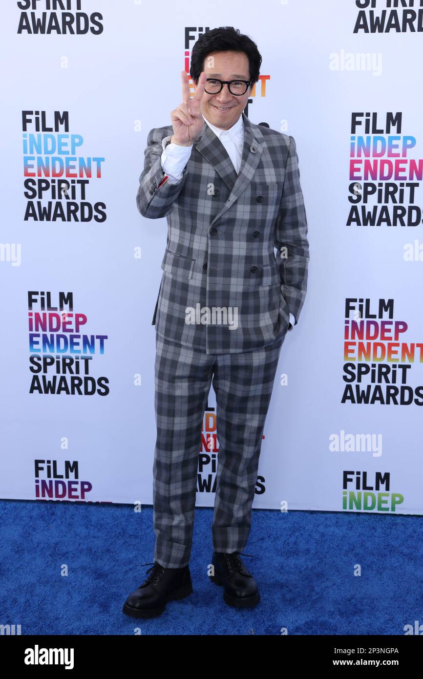 Ke Huy Kwan attends the 2023 Film Independent Spirit Awards on March 04 ...