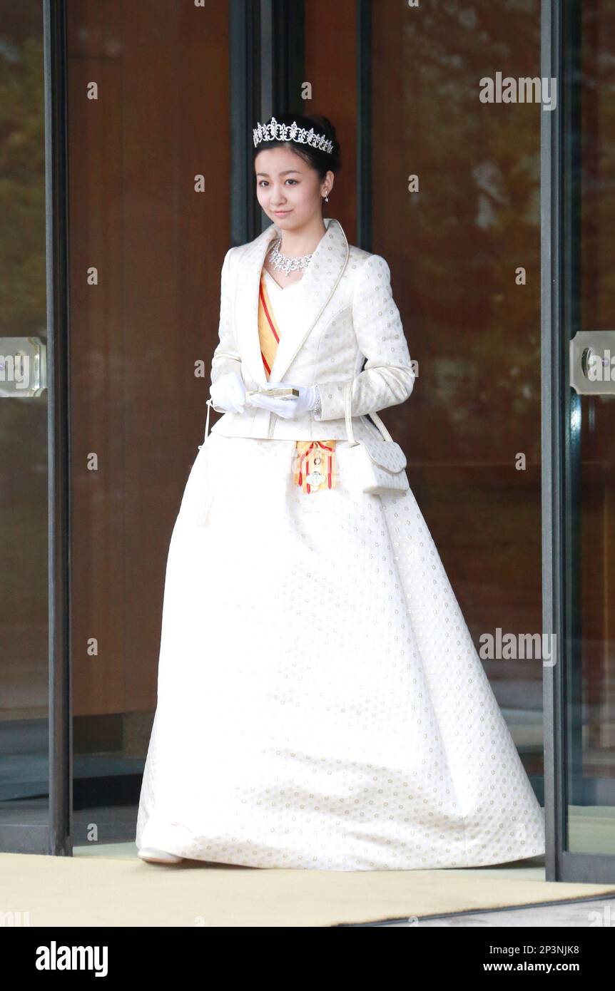 Japanese Princess Kako poses for photographs at the Imperial Palace in ...