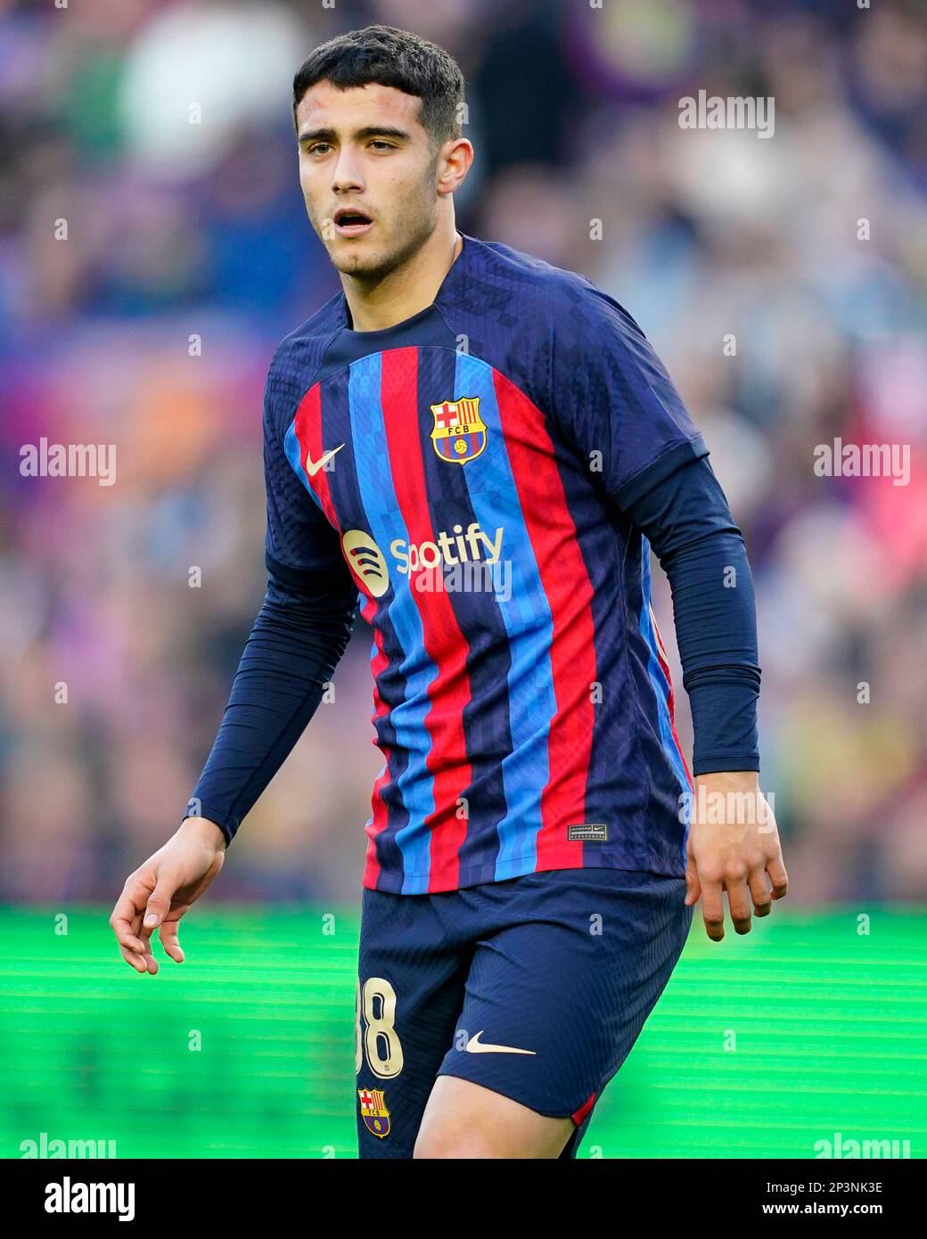 Alarcon of FC Barcelona during the La Liga match between FC Barcelona ...