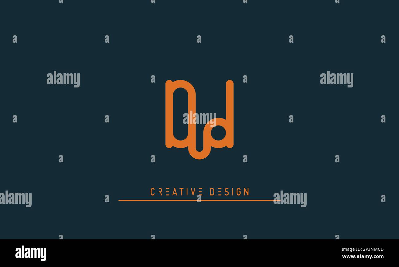 Alphabet letters Initials Monogram logo DD Stock Vector Image & Art - Alamy