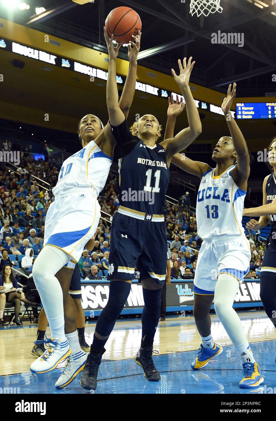 28 December 2014: UCLA (10) Kacy Swain, Notre Dame (11) Brianna Turner ...