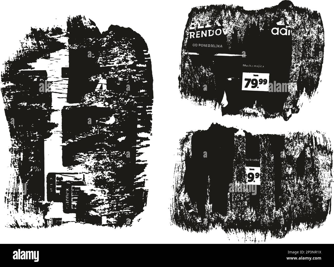 Torn stencil Black and White Stock Photos & Images - Alamy