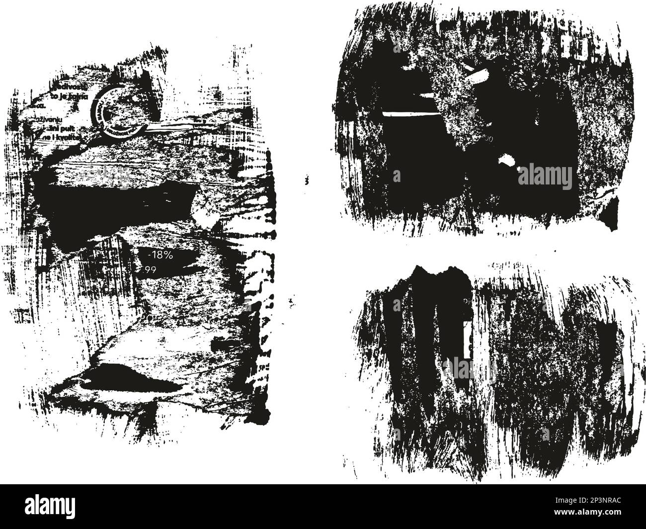 Ripped & Torn Paper Background Mix Grunge Punk Style High Detail ...