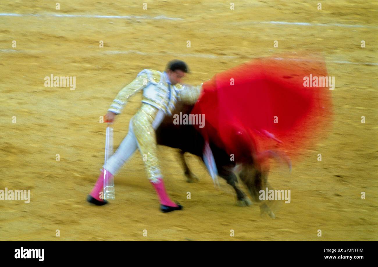 Bullfighting matador muleta fighting bull hi-res stock photography and ...