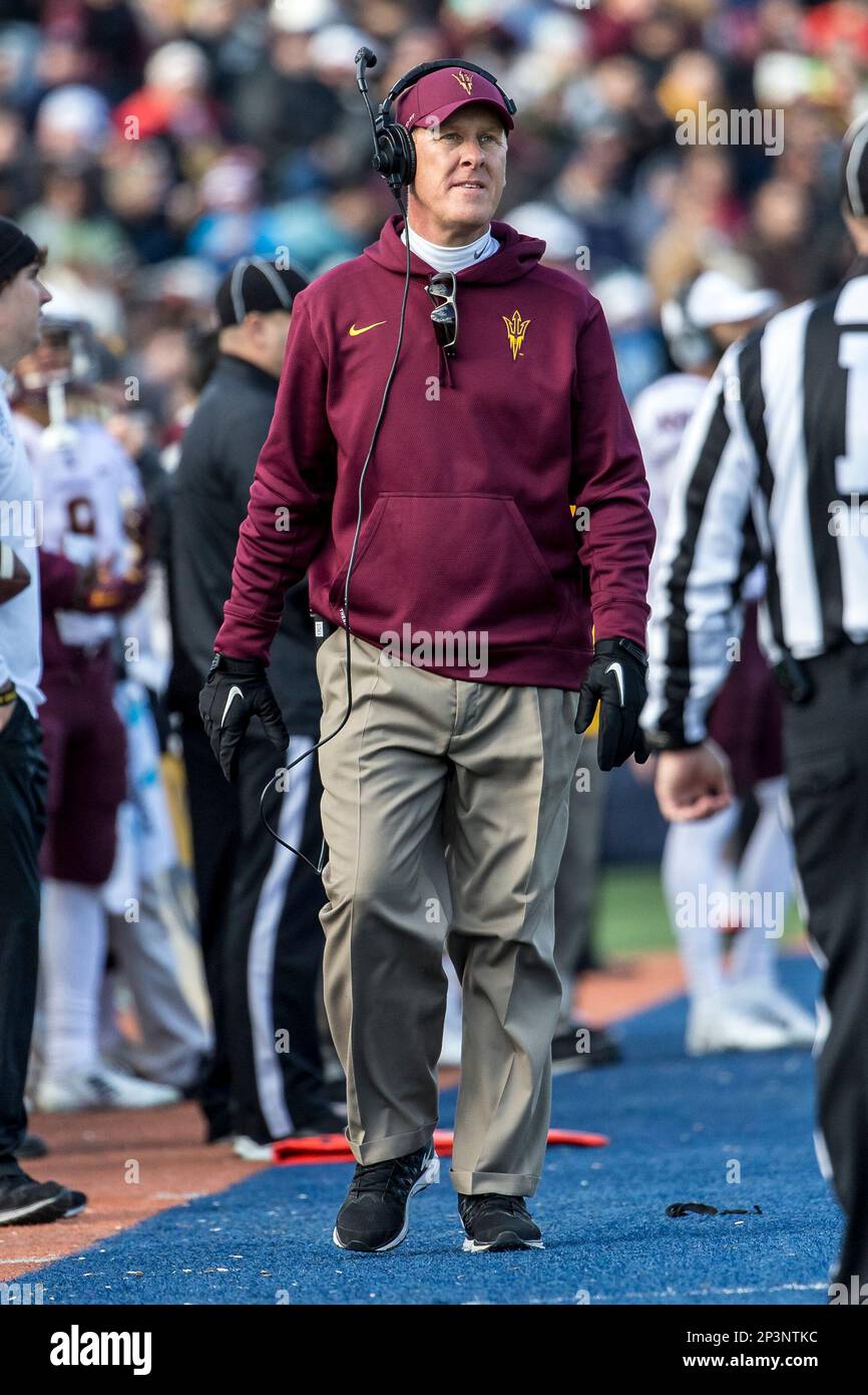 December 27, 2104: Arizona State Sun Devils offensive line coach Chris ...