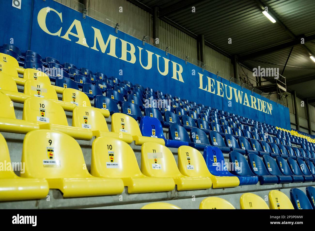 LEEUWARDEN - SC Cambuur stands during the Dutch premier league game ...