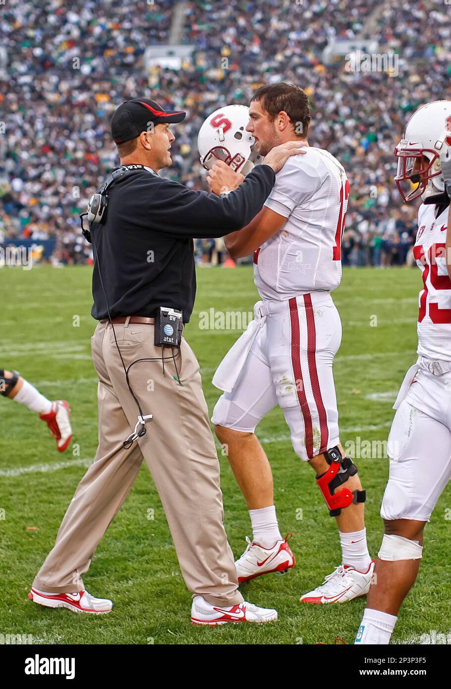 Andrew Luck Jim Harbaugh Nfl