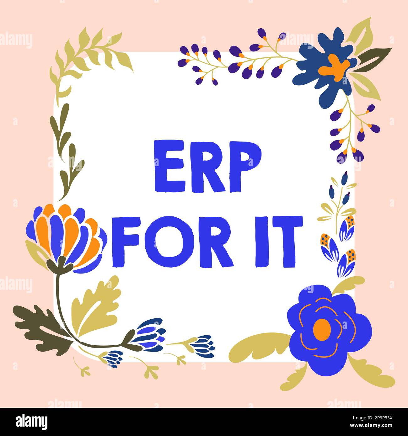Sign displaying Erp For It. Business idea Enterprise resource planning ...