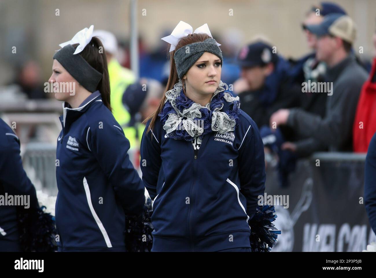 December 20, 2014: UNH cheerleader. The Illinois State Redbirds ...