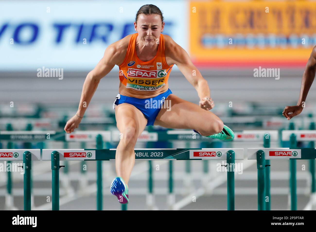 ISTANBUL, TURKEY - MARCH 5: Nadine Visser of the Netherlands competing ...