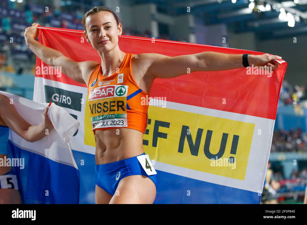 Nadine visser of the netherlands reacts after hi-res stock photography ...