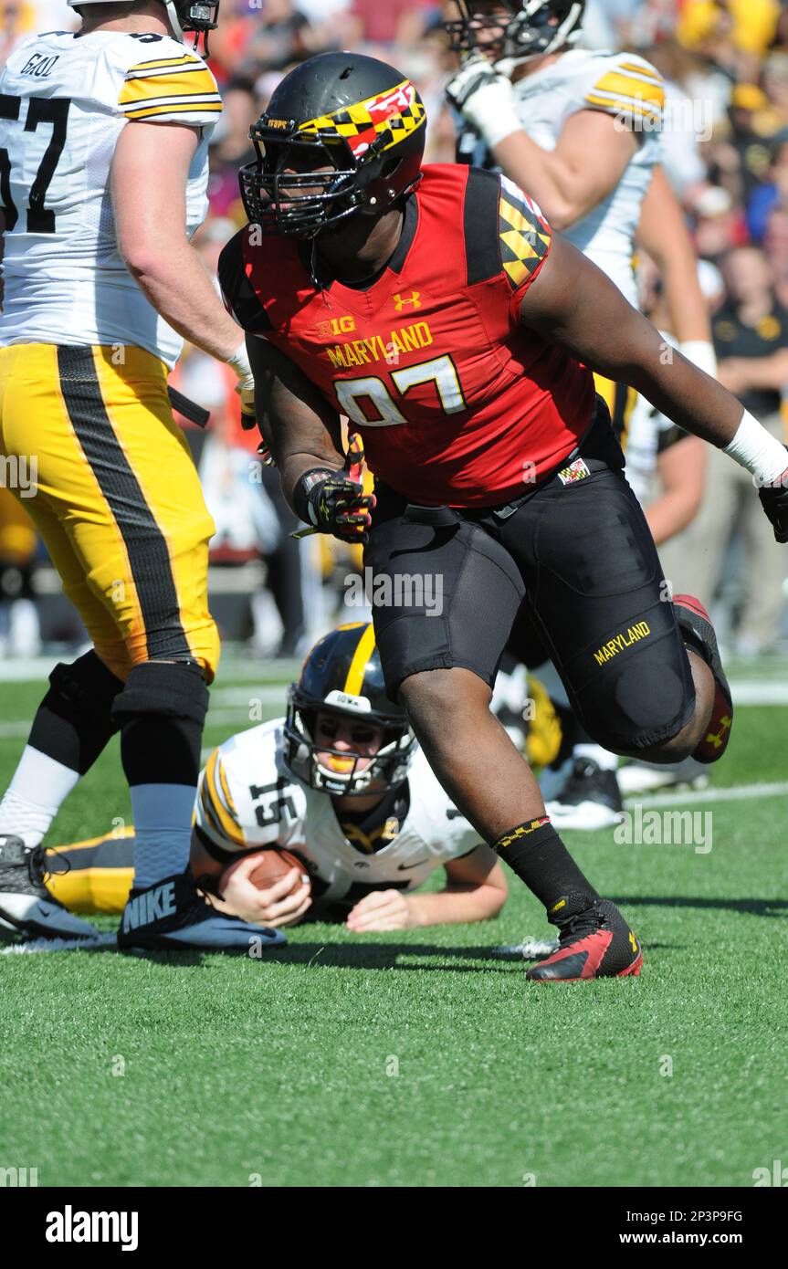 University of Maryland Terrapins defensive lineman Darius Kilgo (97 ...