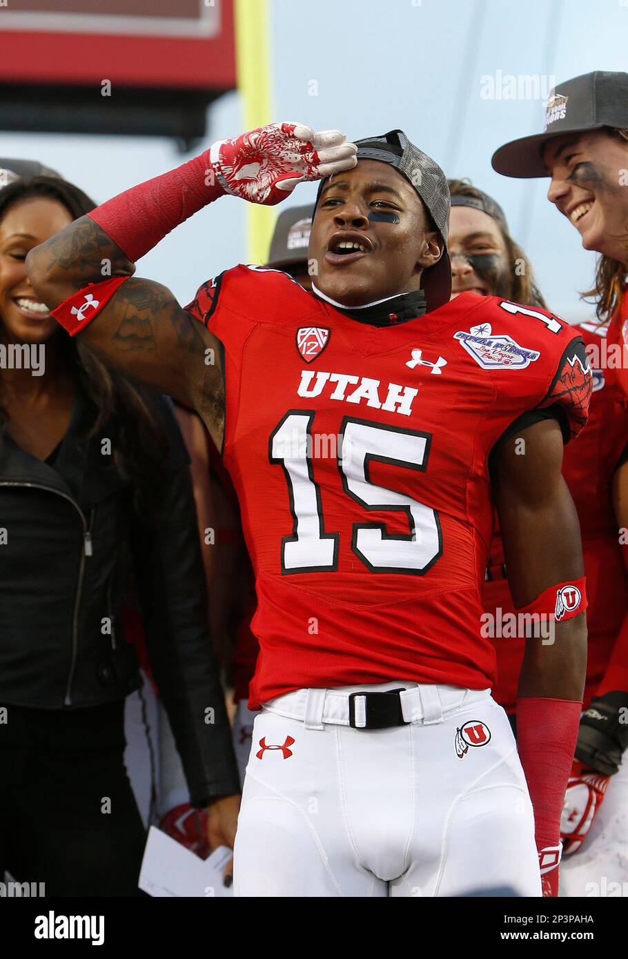 20 December 2014: Utah's Dominique Hatfield (15) during the Royal ...