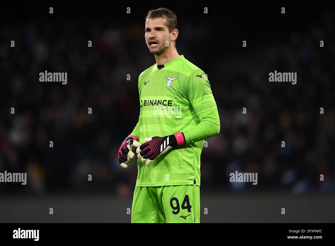 Ivan Provedel of SS Lazio during the Serie A match between SSC Napoli ...
