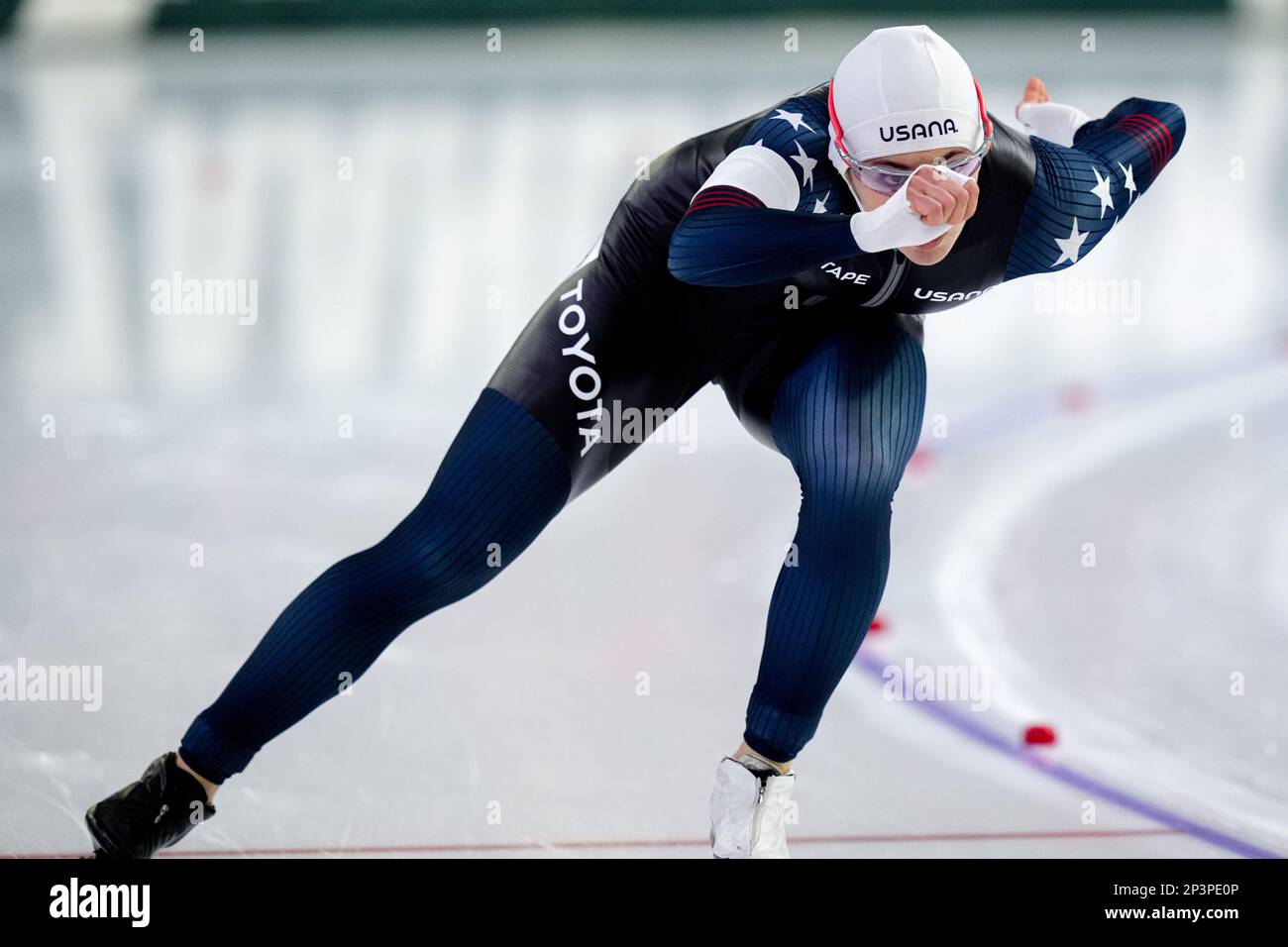 HEERENVEEN,NETHERLANDS - MARCH 5: Kimi Goetz of United States of ...