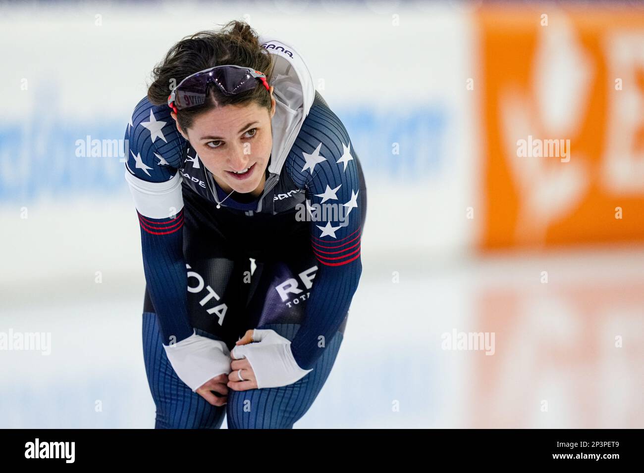 HEERENVEEN,NETHERLANDS - MARCH 5: Kimi Goetz of United States of ...