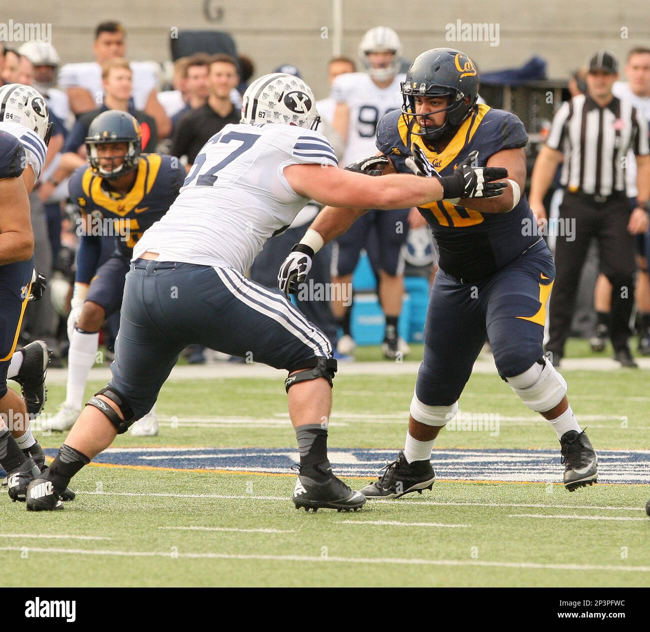 California Golden Bears Mustafa Jalil (90) during a game against the ...