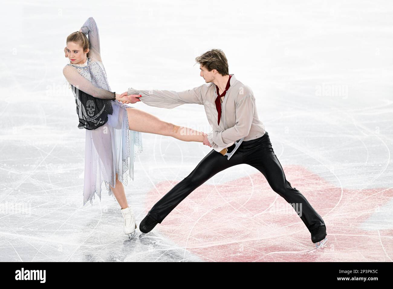 Leah NESET & Artem MARKELOV (USA), during Junior Ice Dance Free Dance ...
