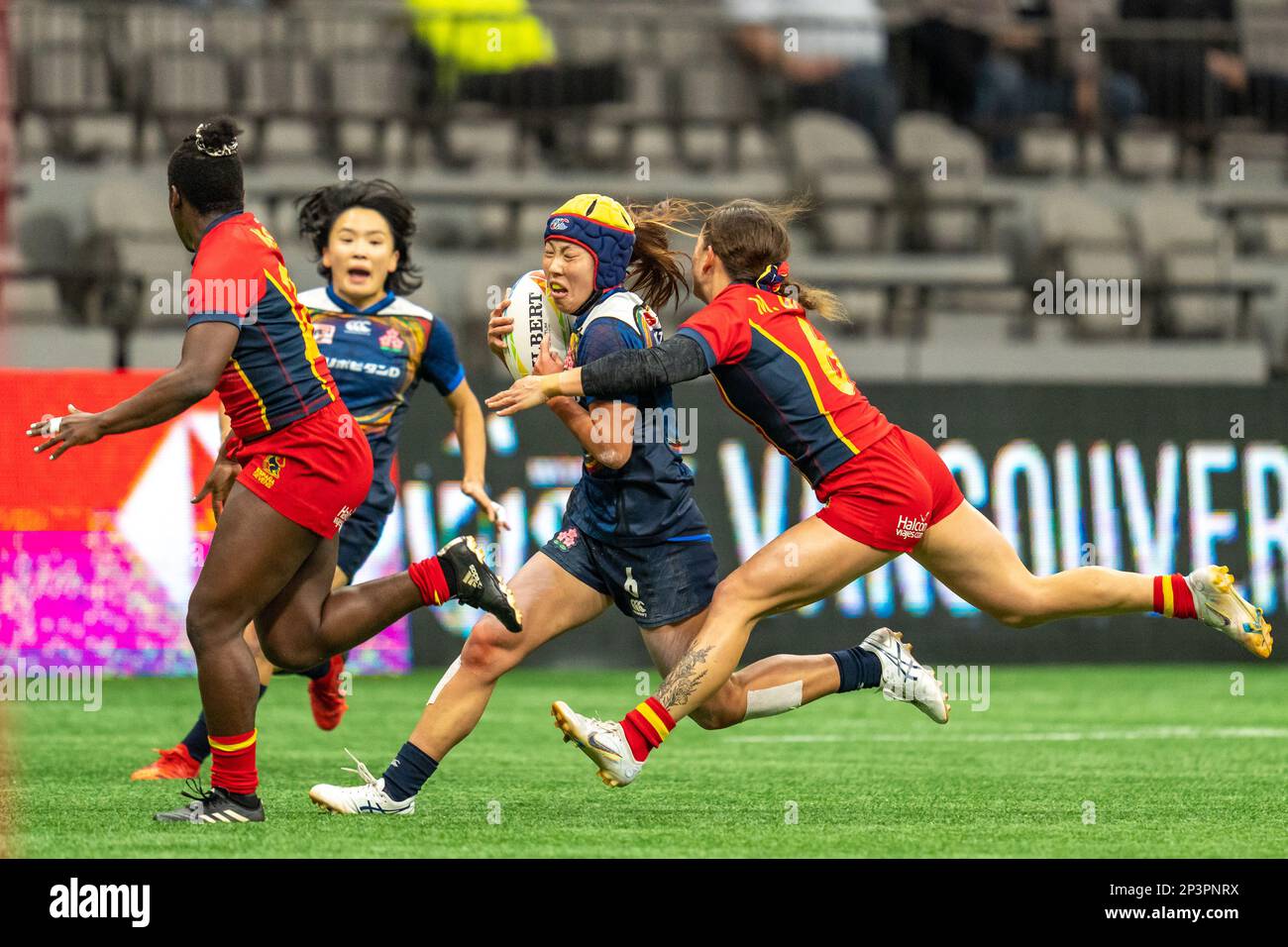 Vancouver, Canada. 4th March, 2023. Players in action during during Day ...