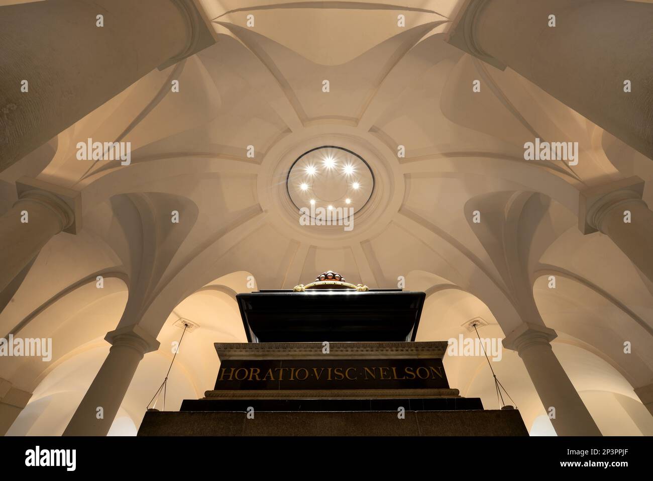 Nelson's Tomb, St Paul's Cathedral, London Stock Photo - Alamy