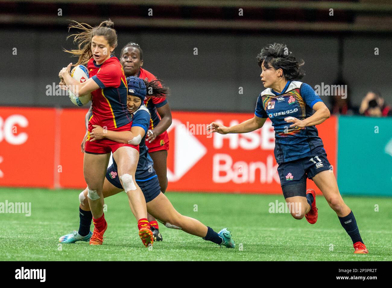 Vancouver, Canada. 4th March, 2023. Players in action during during Day ...