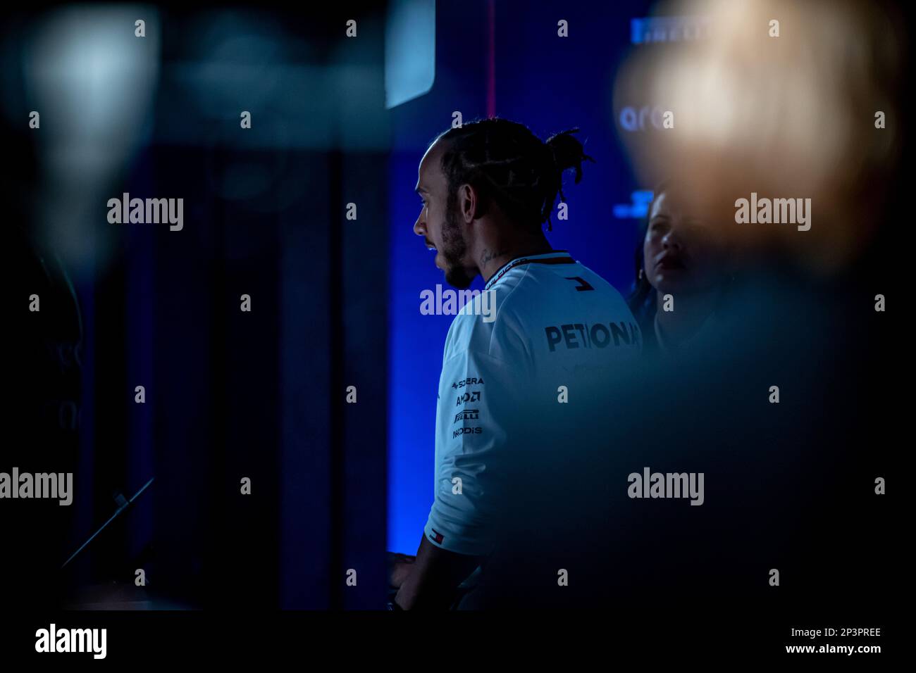 Lewis hamilton bahrain 2023 saturday hi-res stock photography and ...