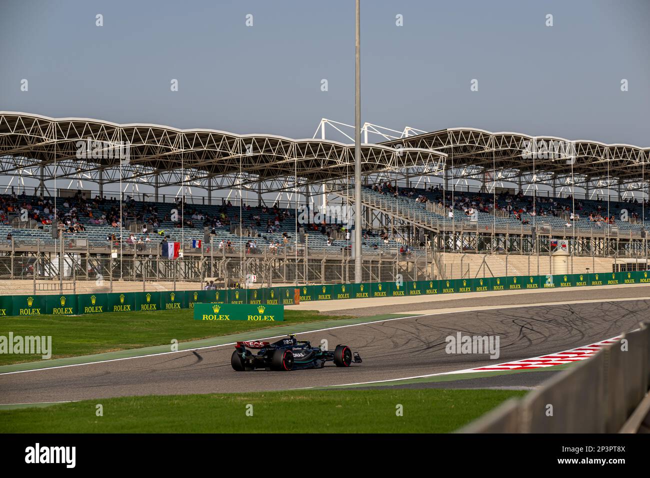 BAHRAIN INTERNATIONAL CIRCUIT, BAHRAIN - MARCH 04: Lewis Hamilton ...