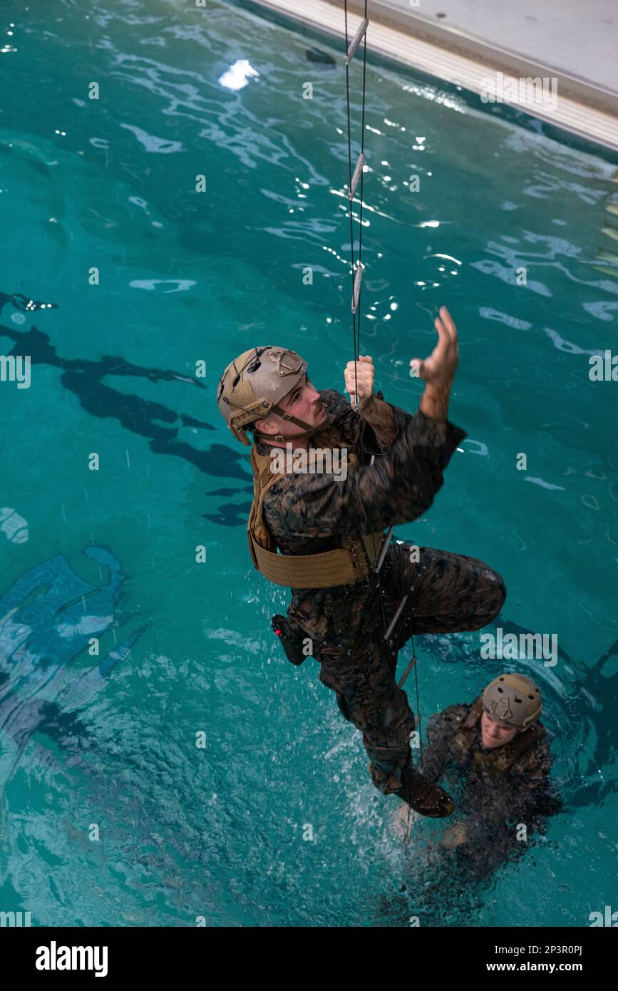 A U.S. Marine with Battalion Landing Team 1/6, 26th Marine ...