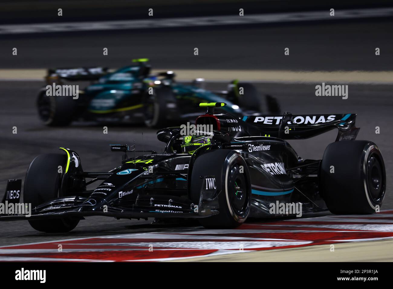 Sakhir, Bahrain. 05th Mar, 2023. Lewis Hamilton (GBR) Mercedes AMG F1 ...