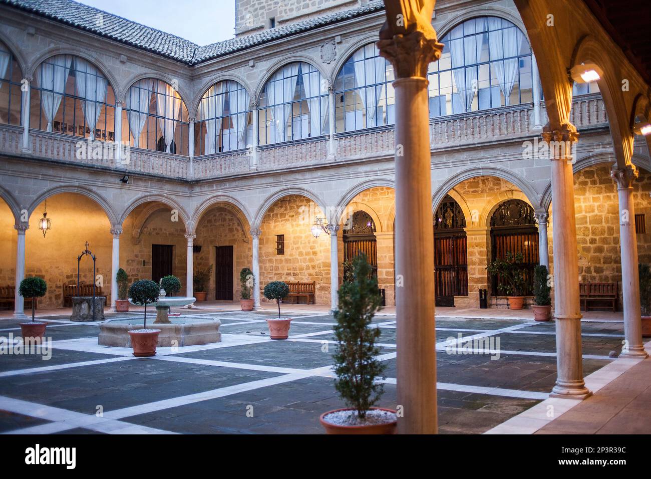 Hospital de Santiago built in the 16th century, Úbeda, Jaén province ...
