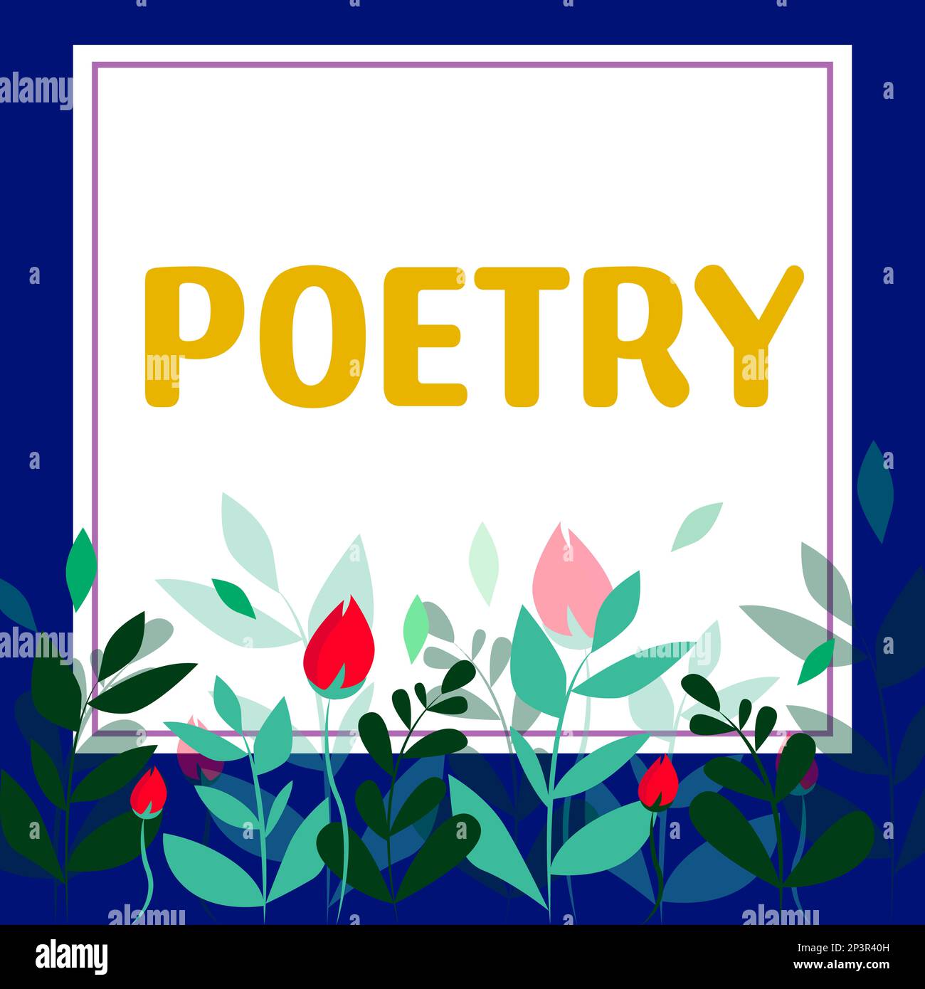 Text sign showing Poetry. Internet Concept literary work in which ...