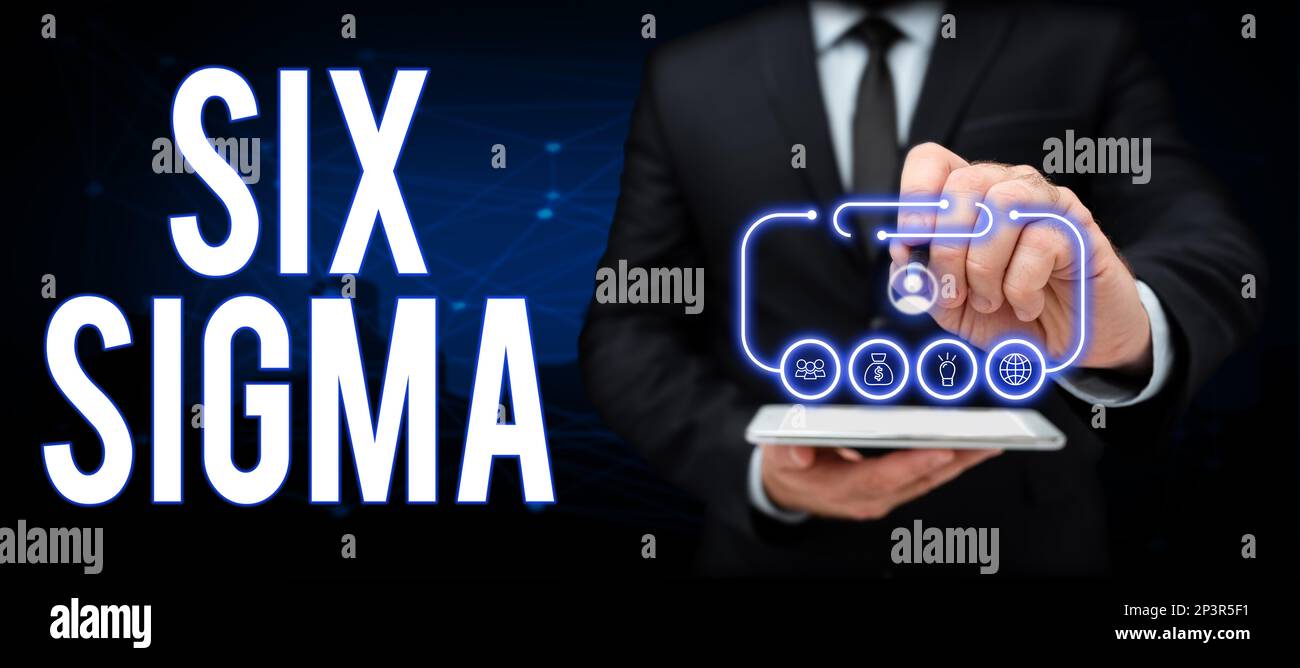 Writing displaying text Six Sigma. Business overview management ... Writing displaying text Six Sigma. Business overview management ...