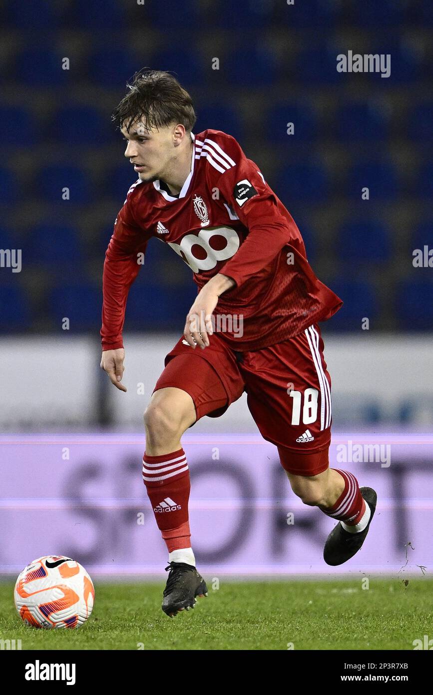 SL16's Rayan Berberi pictured in action during a soccer match between ...