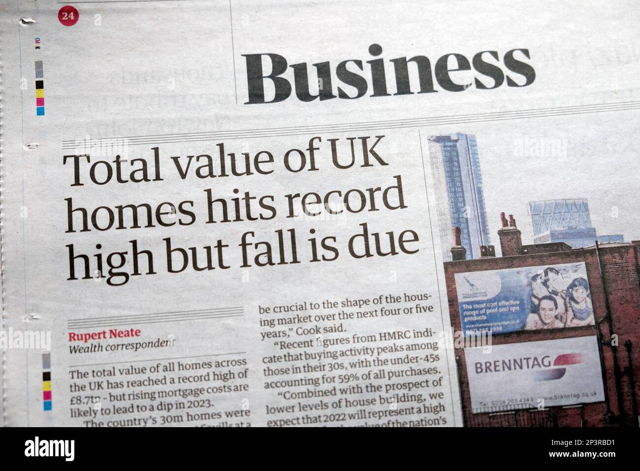 'Total value of UK homes hits record high but fall is due' Guardian ... 'Total value of UK homes hits record high but fall is due' Guardian ...