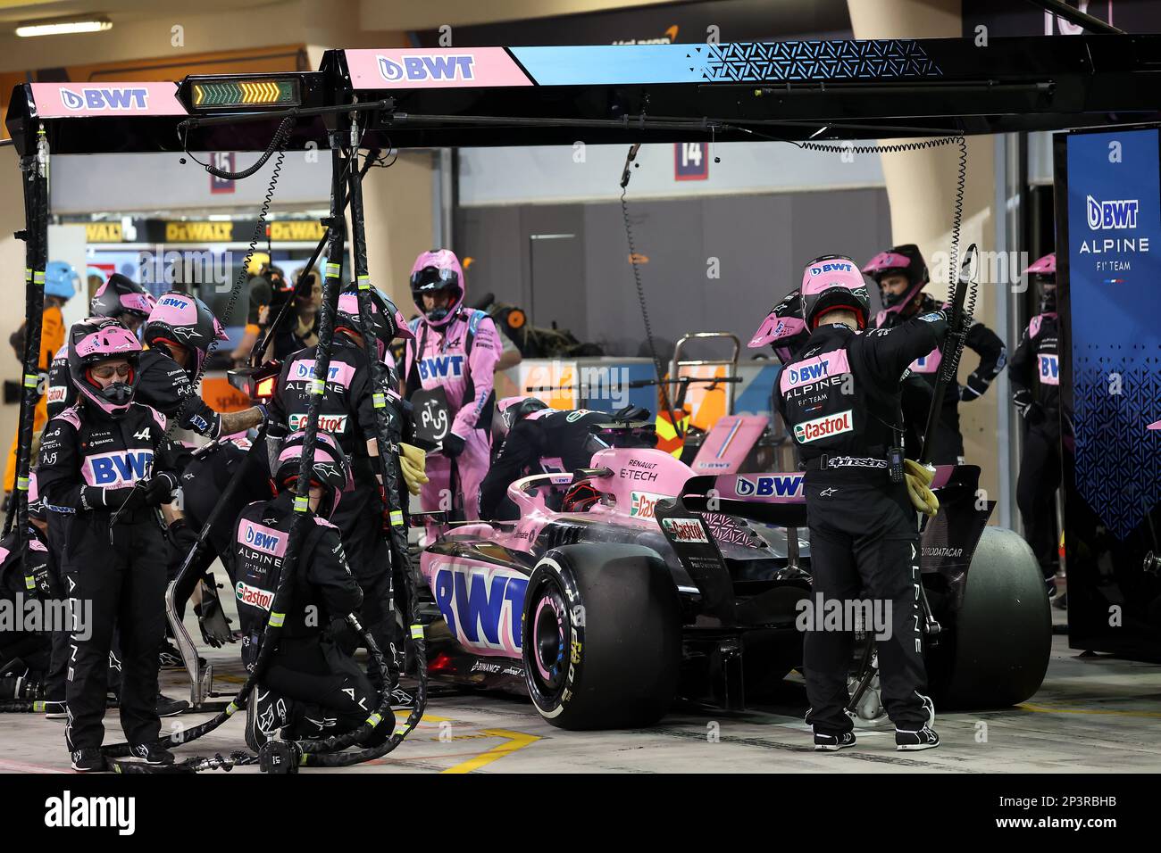 Sakhir, Bahrain. 05th Mar, 2023. Esteban Ocon (FRA) Alpine F1 Team A523 ...