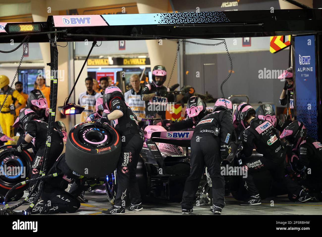 Sakhir, Bahrain. 05th Mar, 2023. Esteban Ocon (FRA) Alpine F1 Team A523 ...