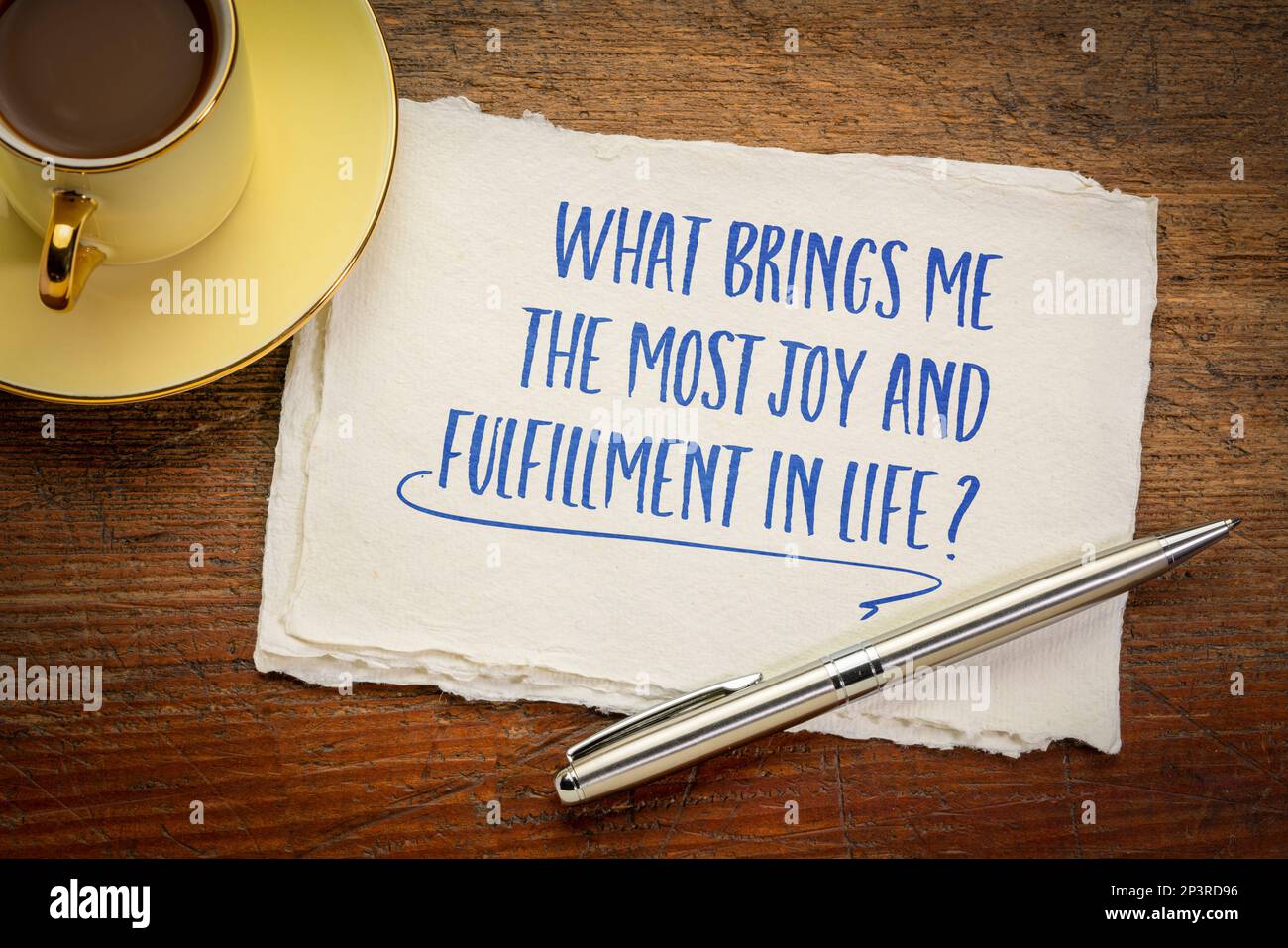 What brings me the most joy and fulfillment in life? A note on an art ...