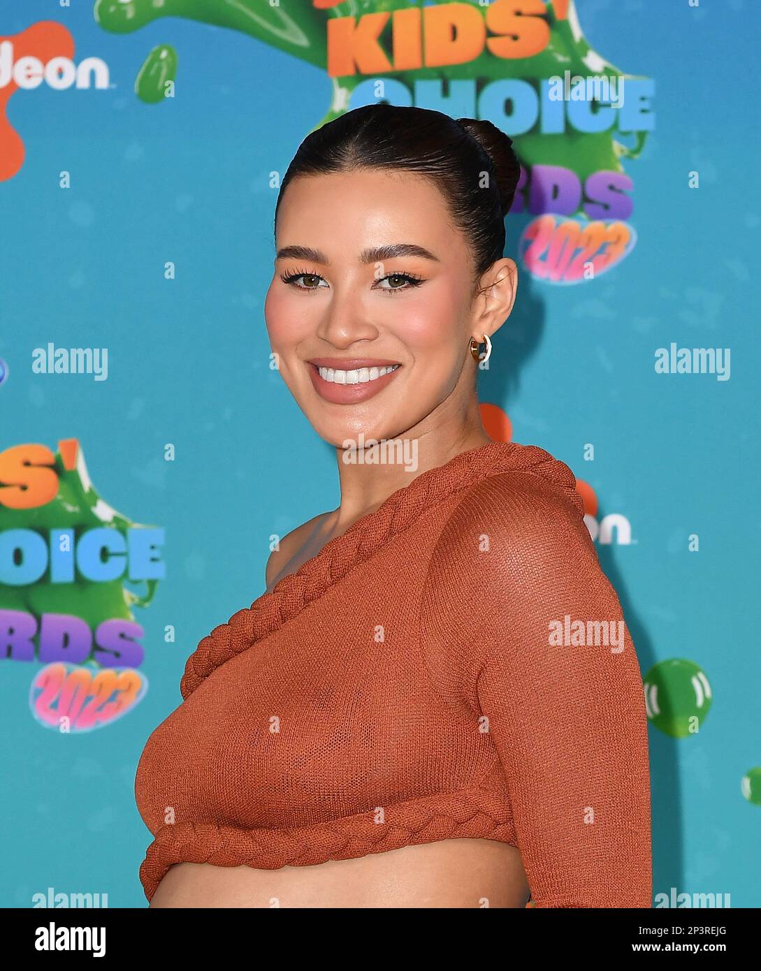 Montana Brown attends the 2023 Nickelodeon Kids' Choice Awards at Microsoft Theater on March 04 ...