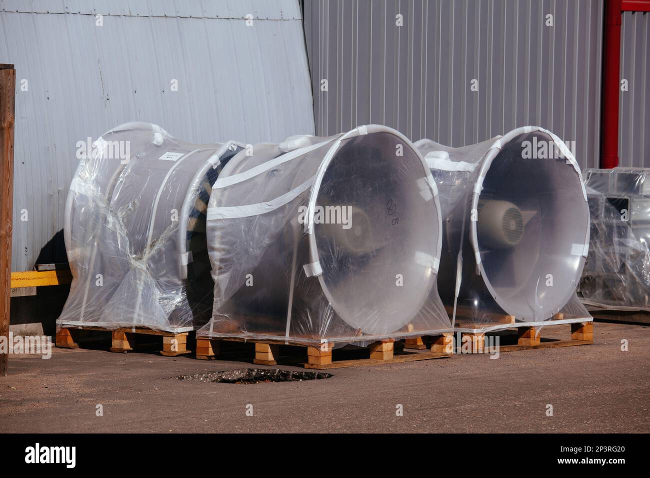 Film packed cooling fans with electric engine of condition or heating ...