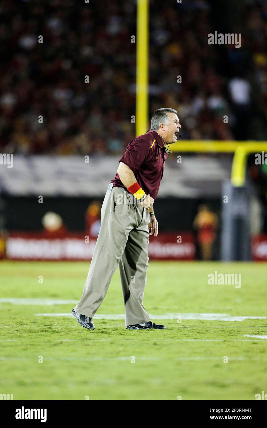 October 4, 2014: Arizona State Sun Devils head coach Todd Graham during ...