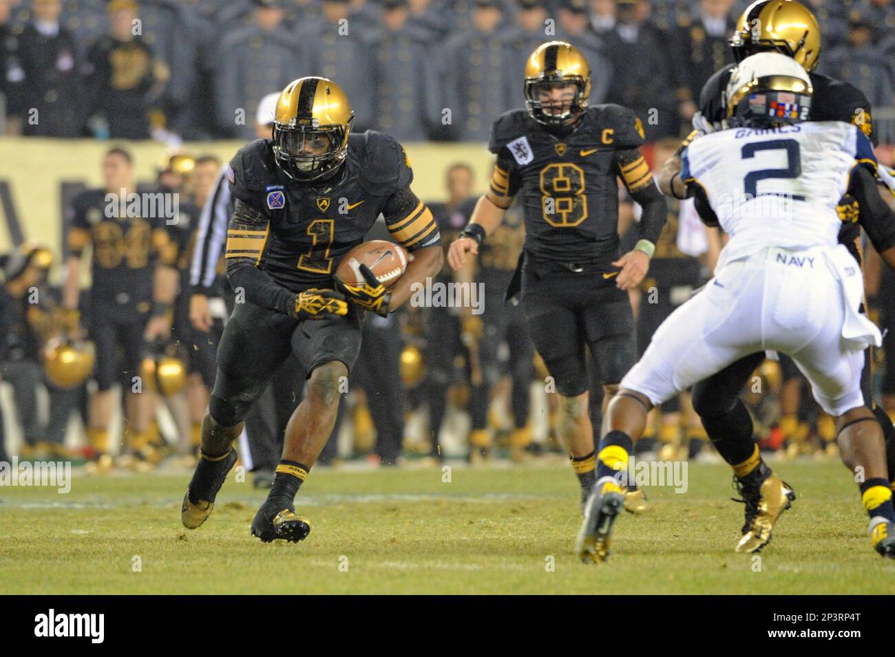 8 December 2012: Army Black Knights running back Raymond Maples (1) in ...