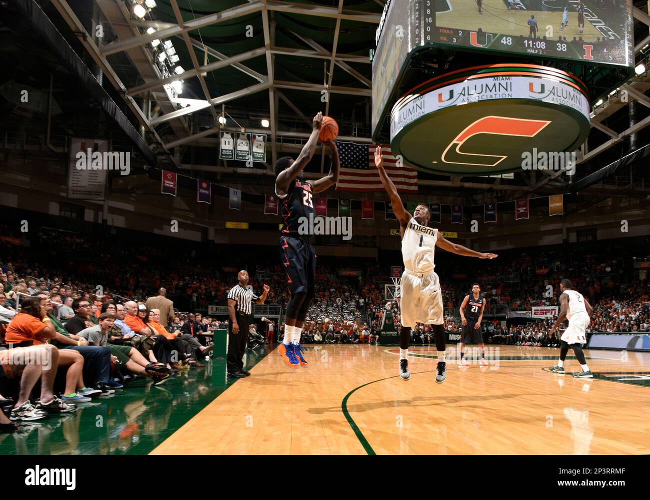 02 December 2014: University of Illinois guard Kendrick Nunn (25 ...