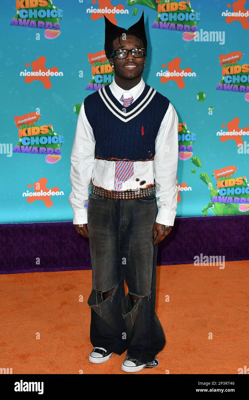 Los Angeles, USA. 04th Mar, 2023. Lil Uzi Vert attends the 2023 Nickelodeon Kids' Choice Awards ...