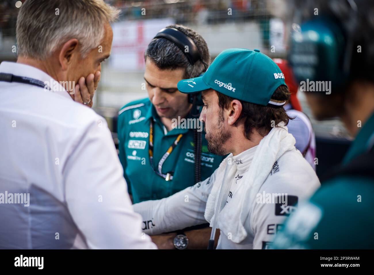 ALONSO Fernando (spa), Aston Martin F1 Team AMR23, portrait WHITMARSH ...