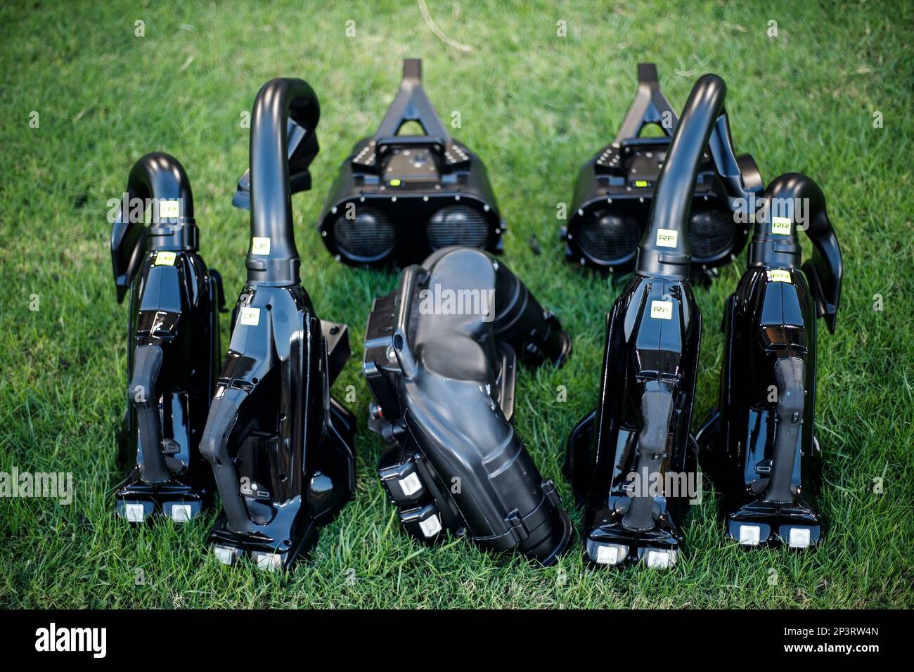 Cooling machines during the Formula 1 Gulf Air Bahrain Grand Prix 2023 ...