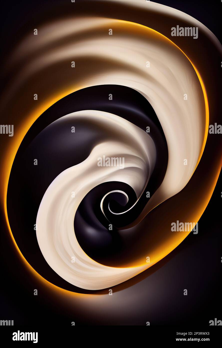 Abstract background. Swirl effect. Digital art Stock Photo - Alamy
