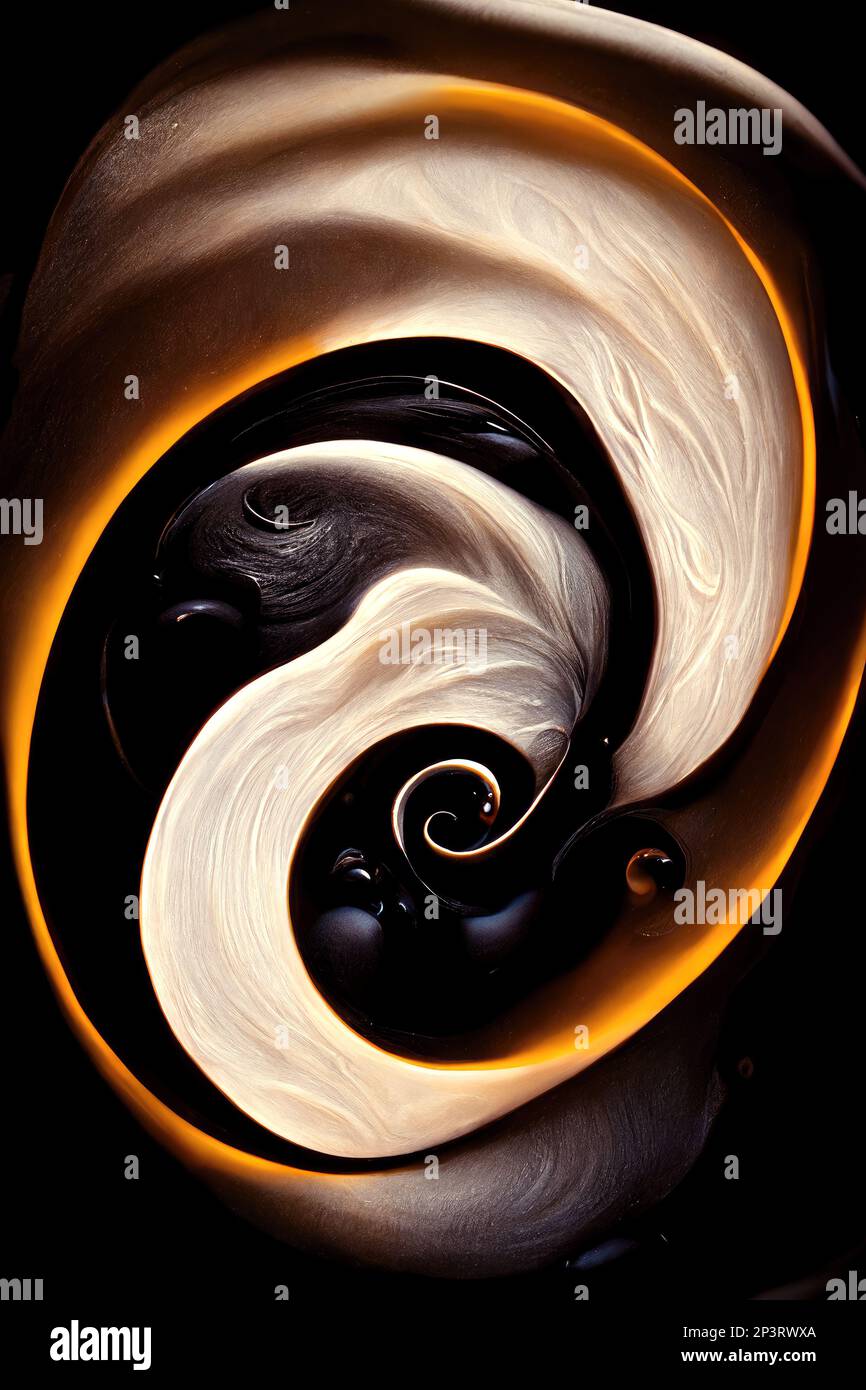 Abstract background. Swirl effect. Digital art Stock Photo - Alamy
