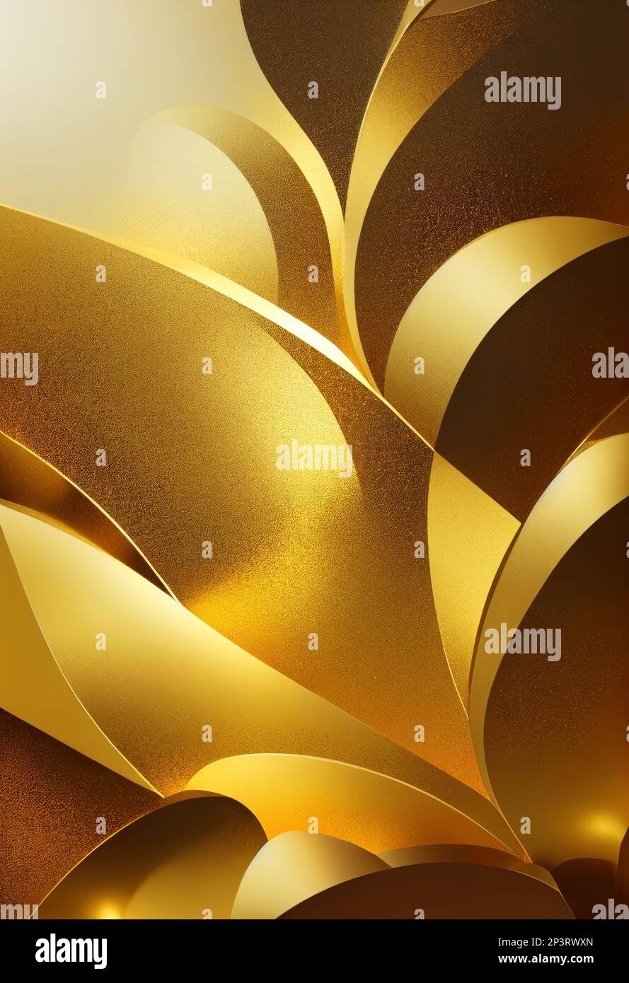 Abstract shiny color gold wave, luxury background. Digital art Stock Photo - Alamy